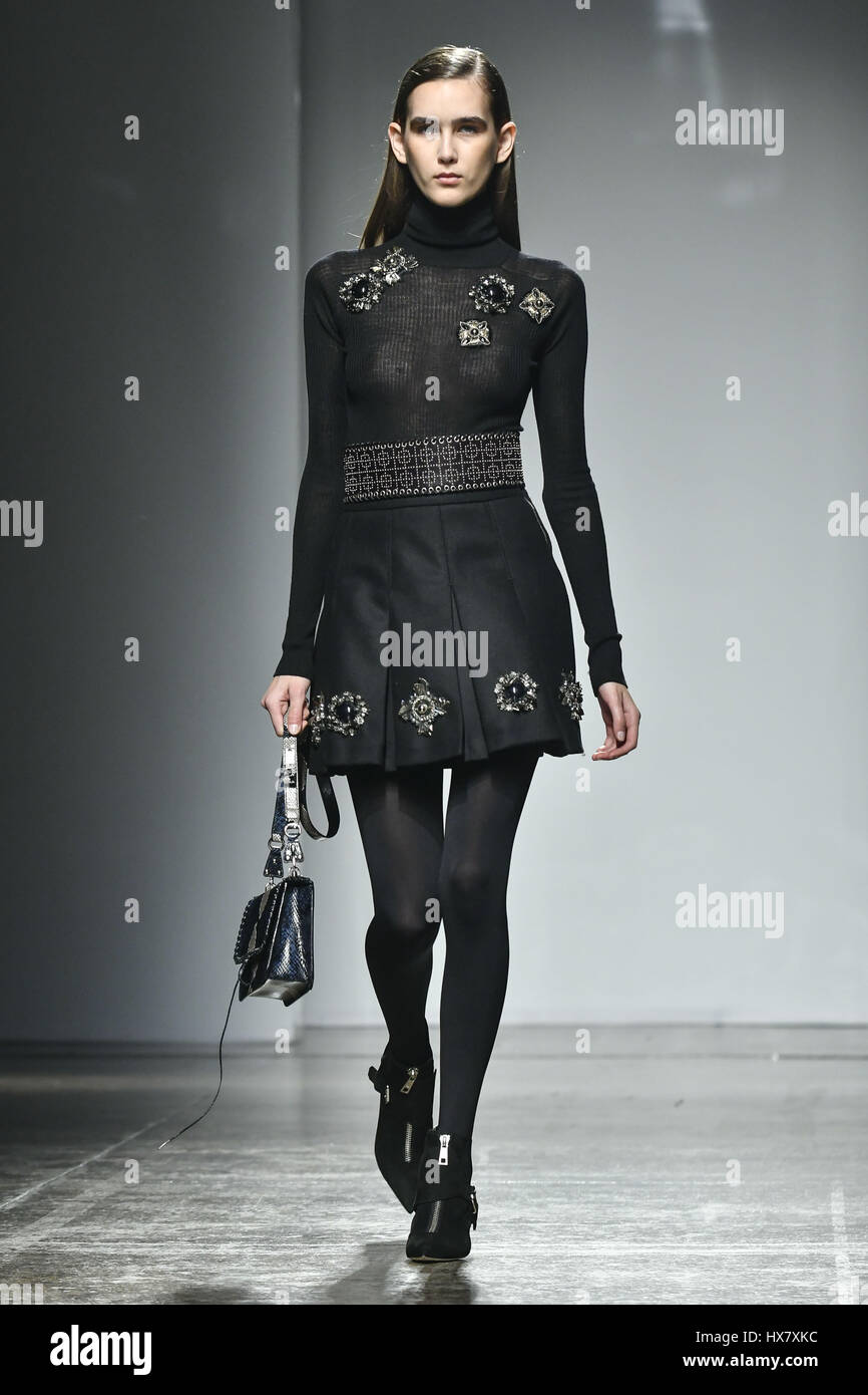 Milan Fashion Week - Fay - Catwalk Featuring: Model Where: Milan, Italy ...