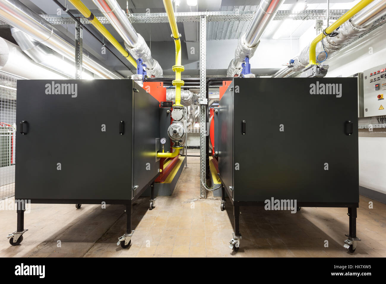 Gas furnace flame burners hi-res stock photography and images - Alamy