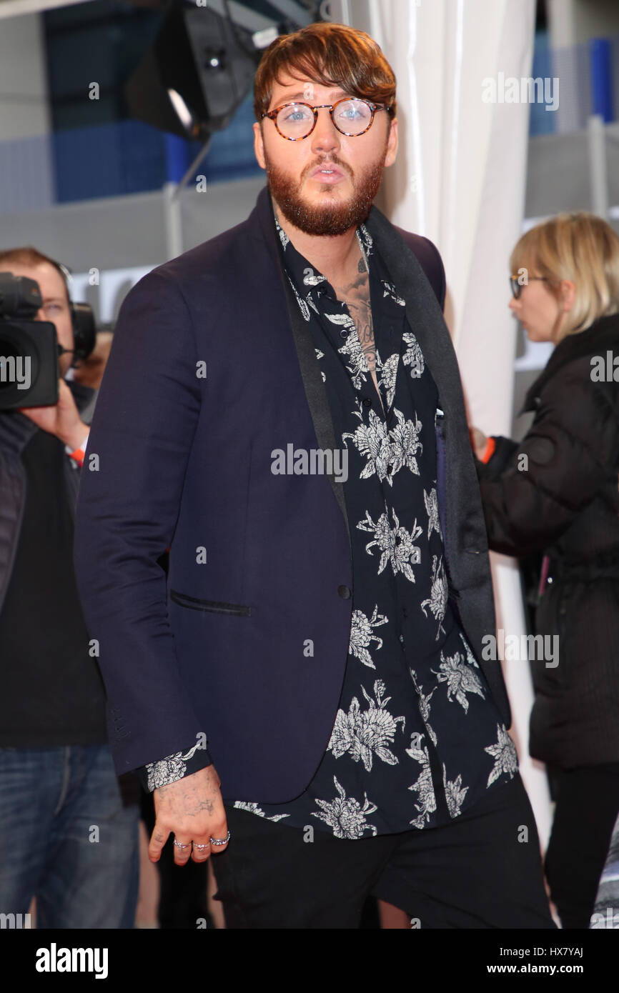 The Brit Awards 2017 held at the O2 - Arrivals Featuring: James Arthur ...