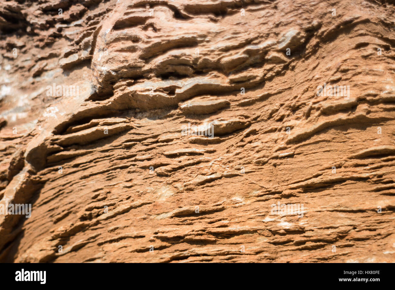 Stone Formation Showing Fault Lines, stock photo Stock Photo - Alamy