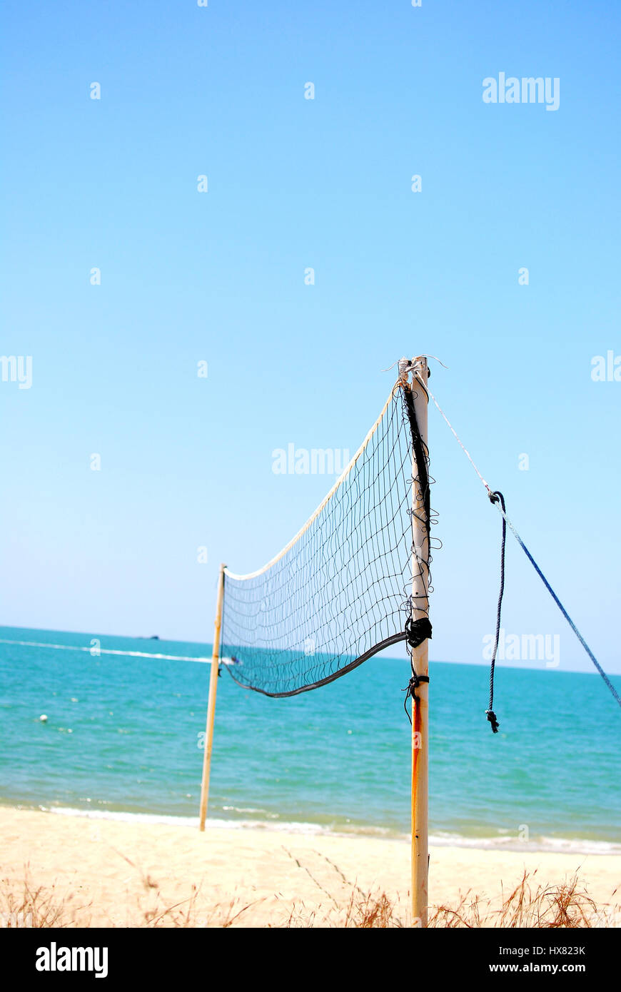 Volley Ball Field Beside The Beach Stock Photo - Alamy