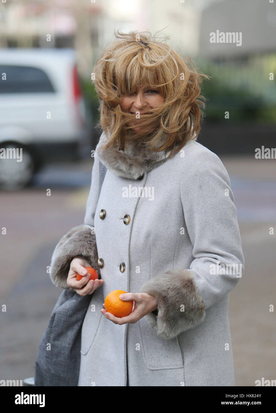 Windswept Kate Garraway outside ITV Studios Featuring: Kate Garraway ... Windswept Kate Garraway outside ITV Studios Featuring: Kate Garraway ...