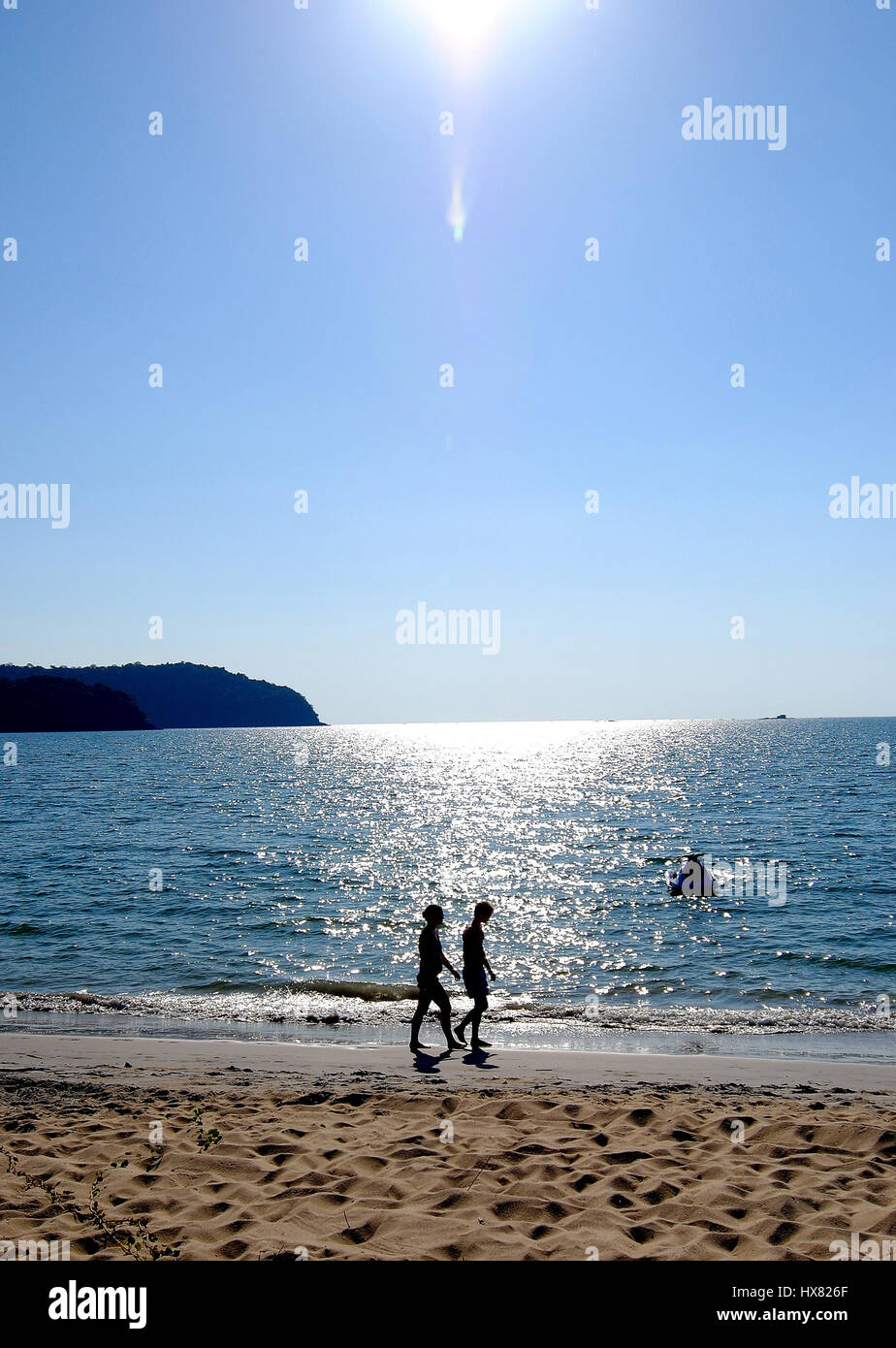 Walking At The Beach Stock Photo - Alamy