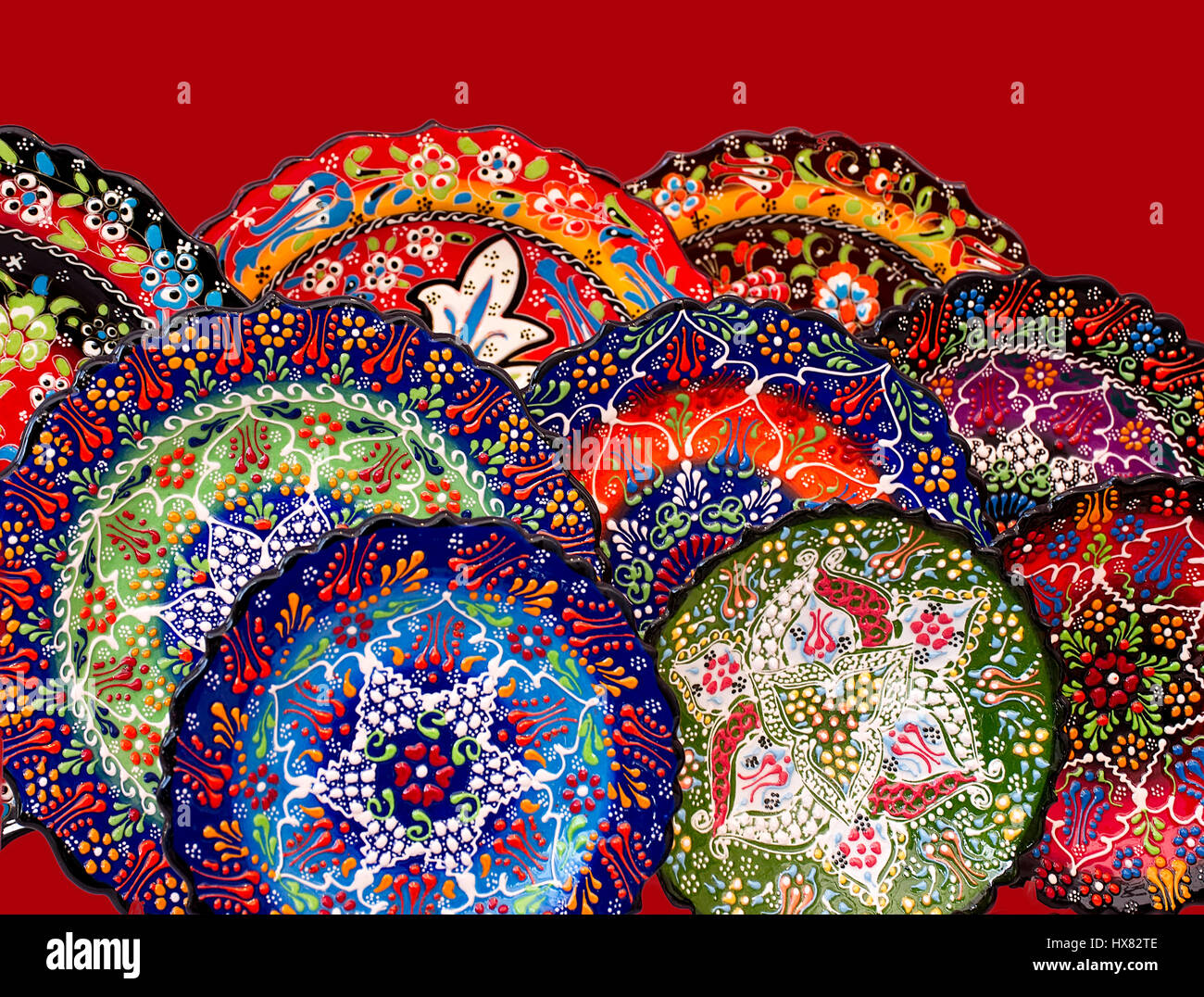 Hand painted plates hi-res stock photography and images - Alamy