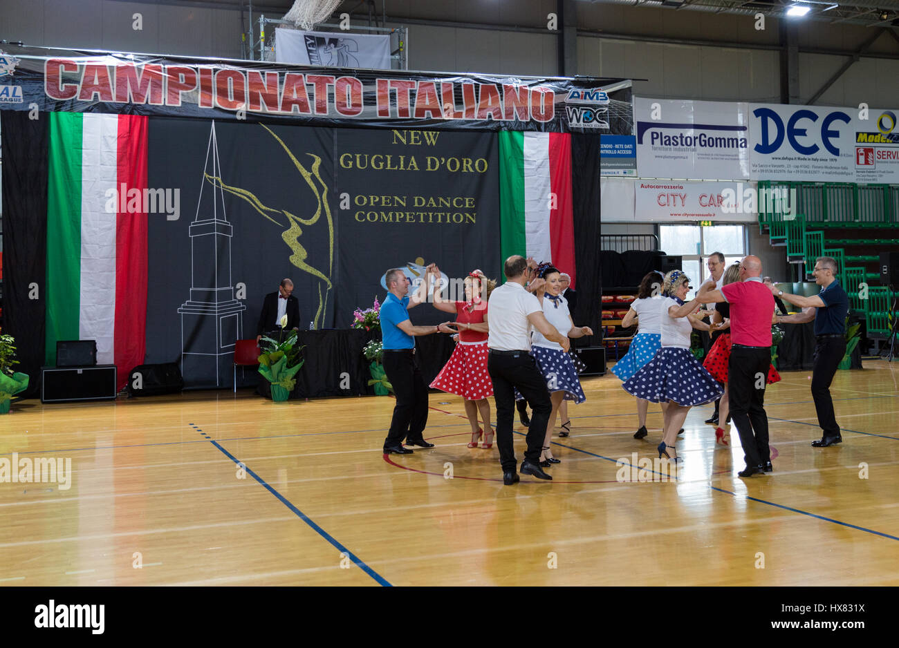 Group of dancers during Italian National Dance Competition - Sassuolo ...