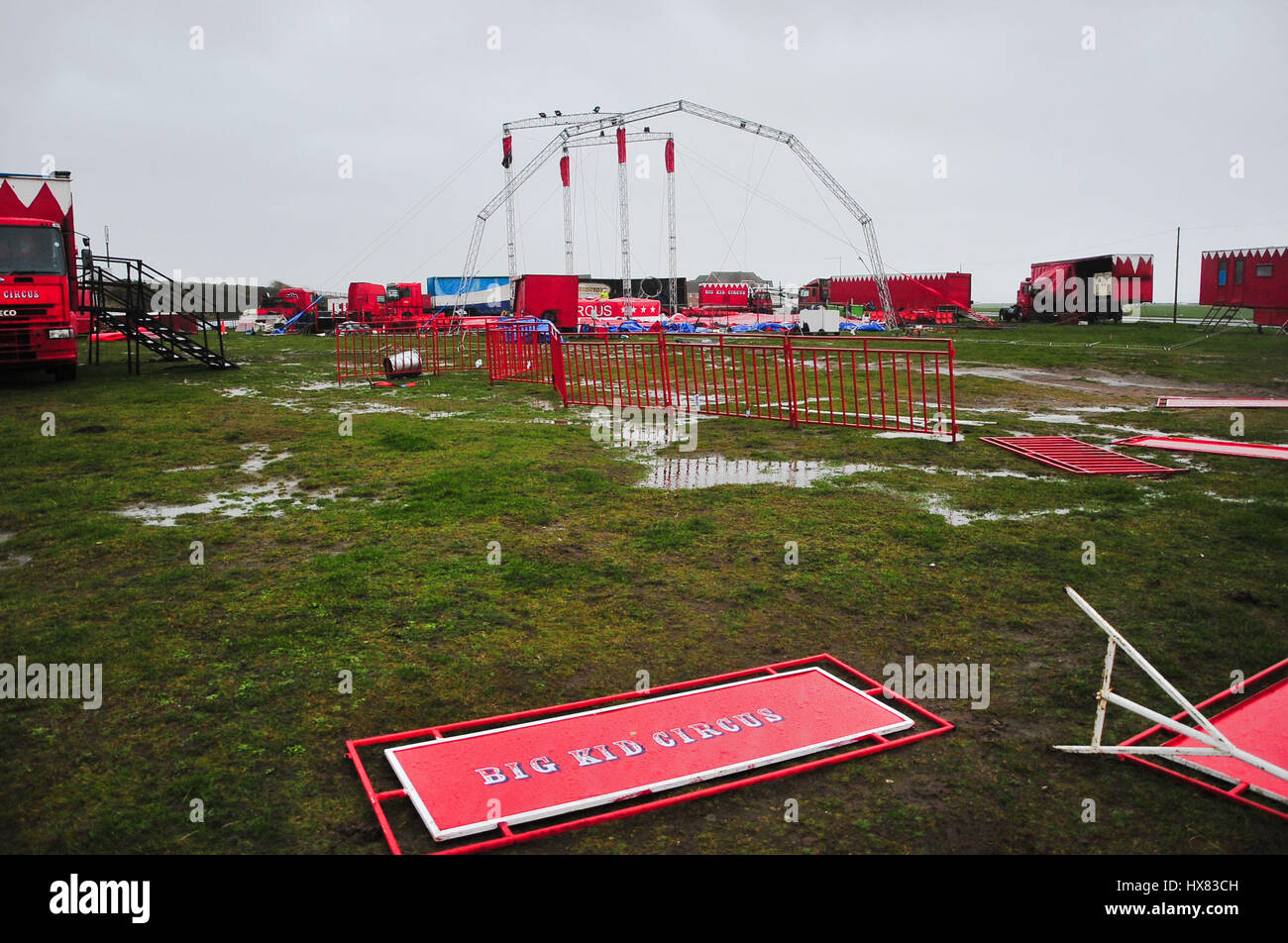 Storm Doris arrives in the UK. The Wirral Peninsula was in the storms ...