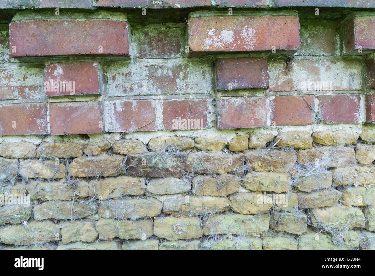 brick walls outside in the countryside Stock Photo - Alamy