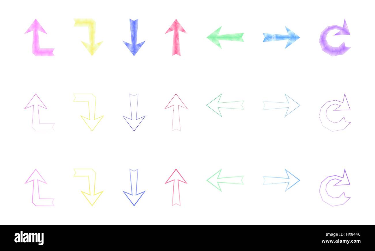 Gradient circle arrows Stock Vector Images - Alamy