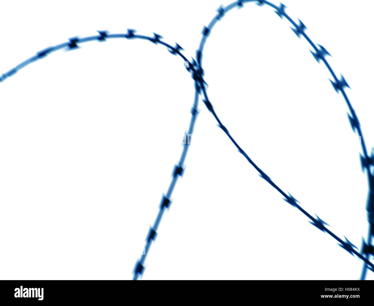 Razor wire / Security Stock Photo - Alamy