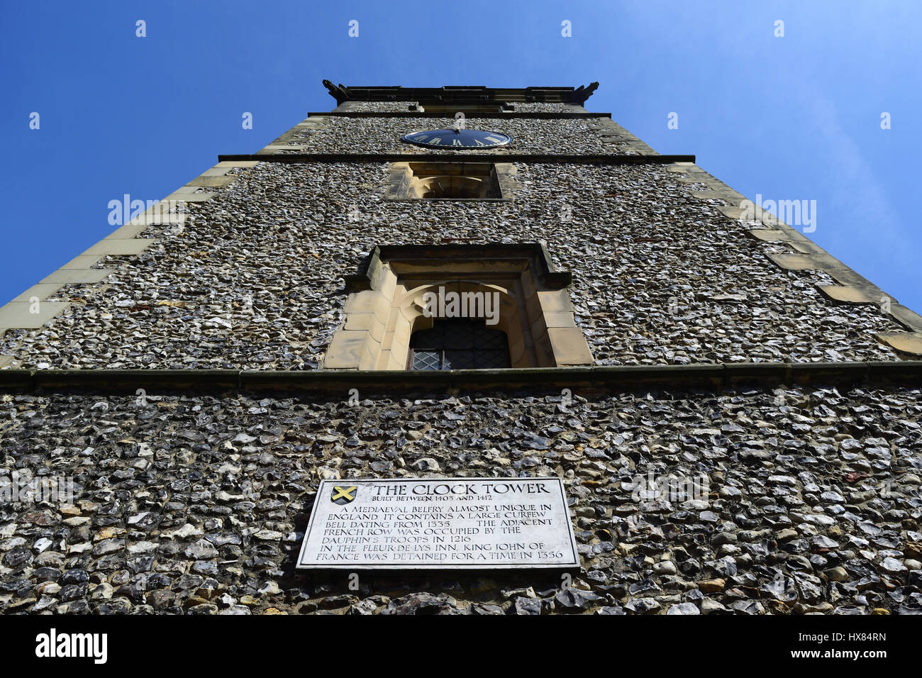 The Clock Tower in St Albans, United Kingdom Stock Photo - Alamy