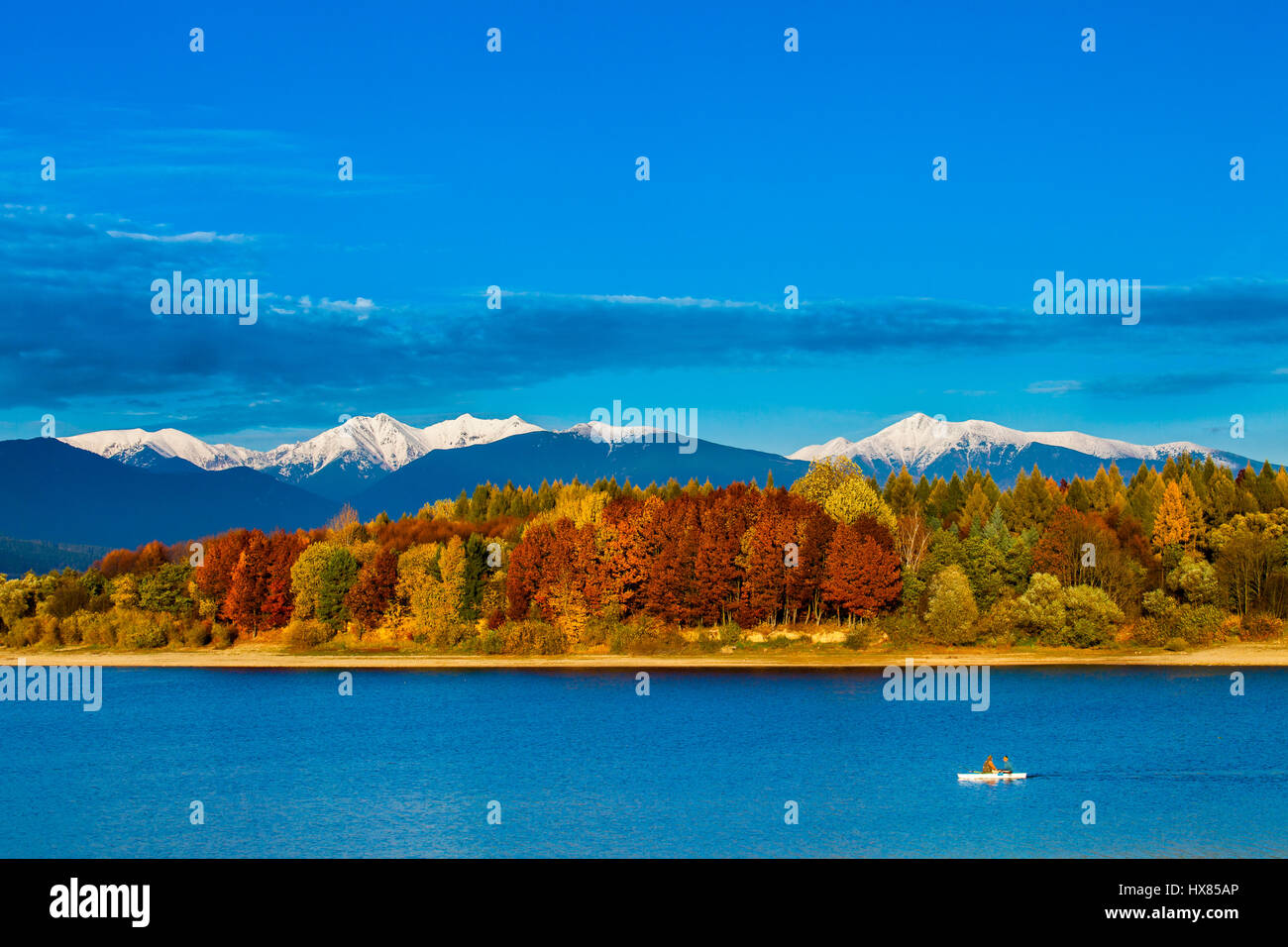 Liptovska Mara - Western Tatras - Slovakia Stock Photo - Alamy