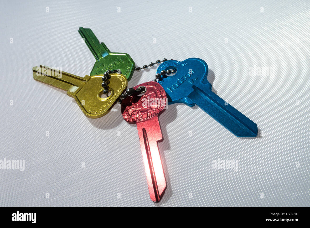 Four red keys hi-res stock photography and images - Alamy