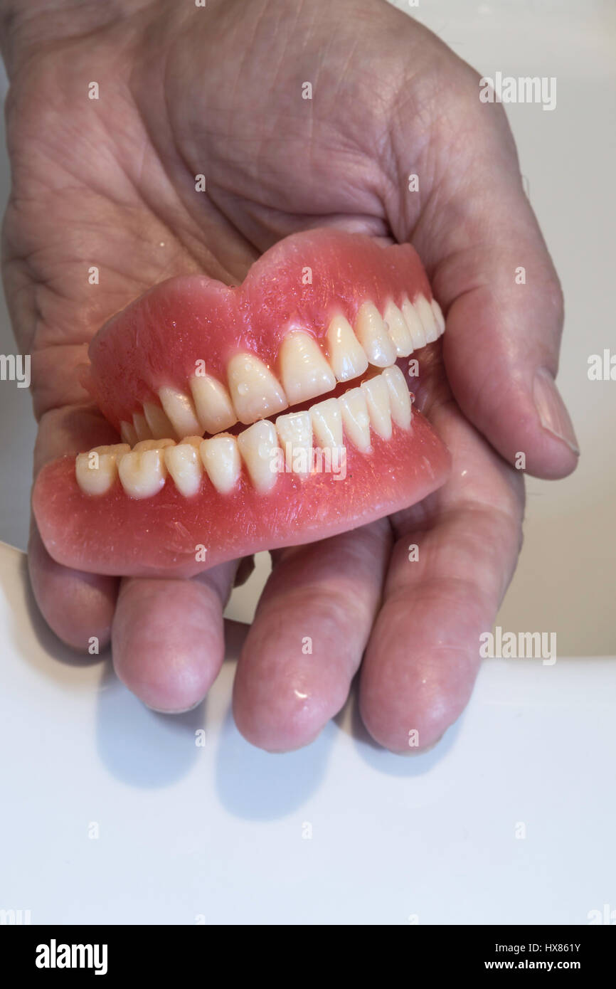 Set of teeth close up hi-res stock photography and images - Alamy