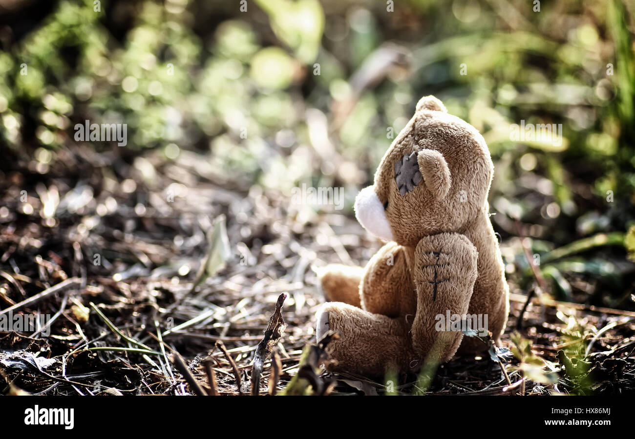 lost toy on the ground Stock Photo - Alamy