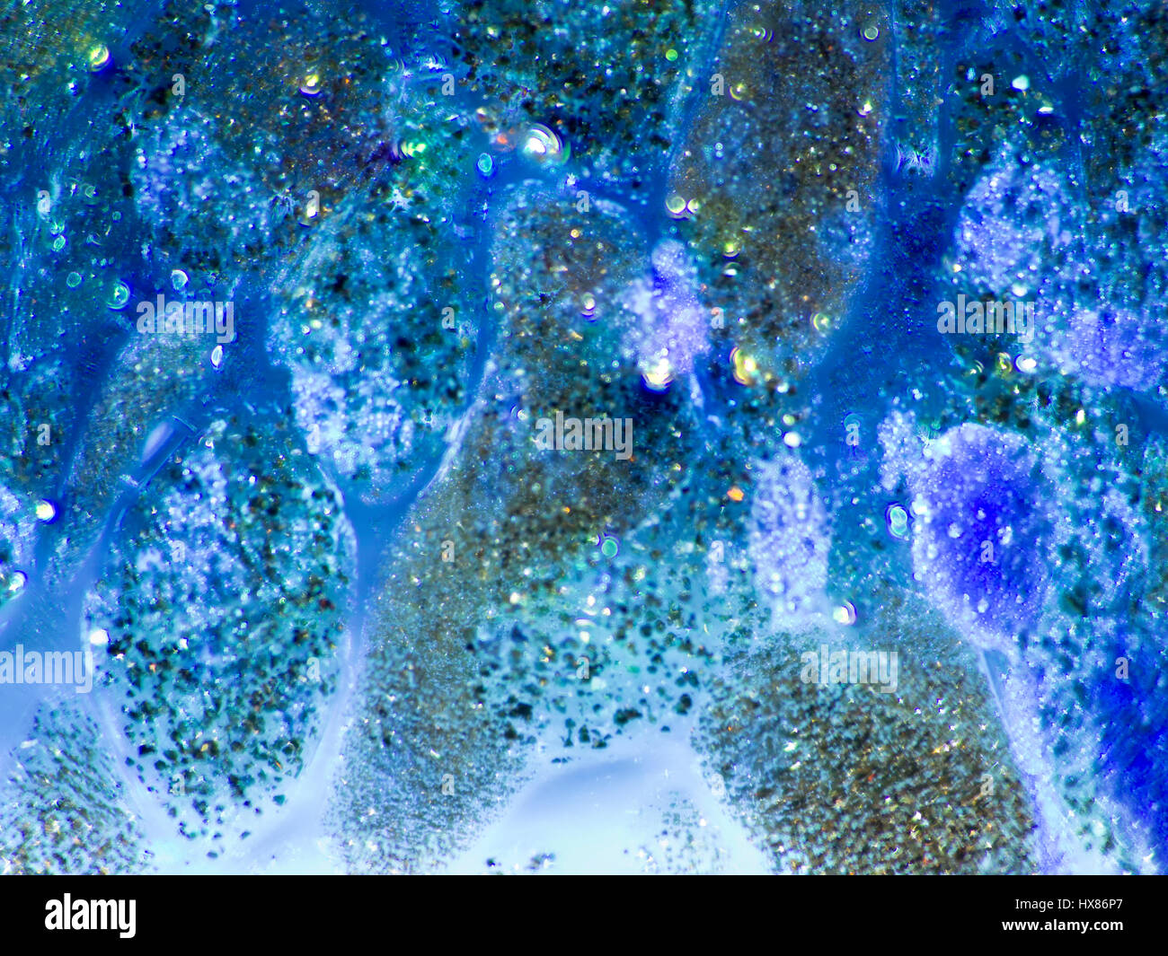 Details of stained glass vase with backlight Stock Photo - Alamy