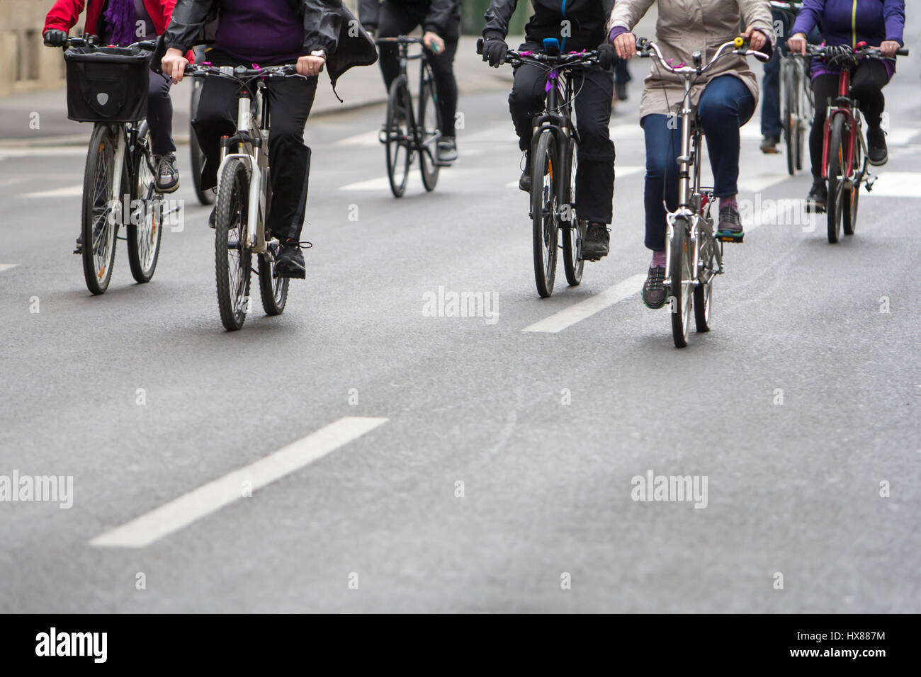 Group of cyclist during the street race Stock Photo - Alamy