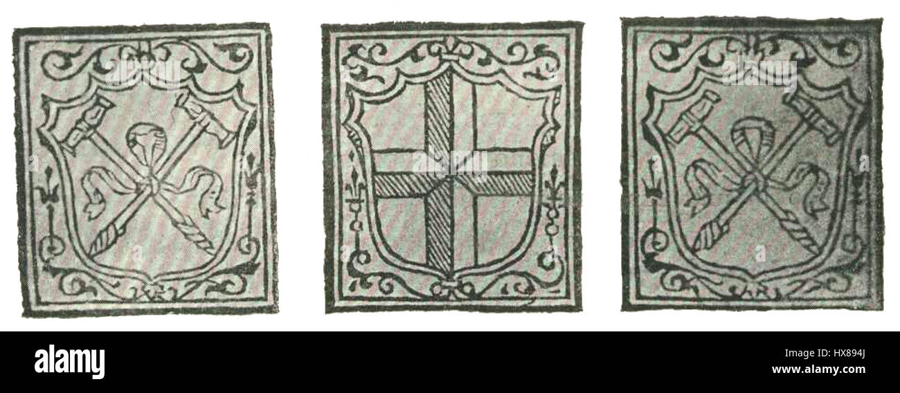 The 'Modena Stemma' from 1525 illustrates the emblem of the city of ...