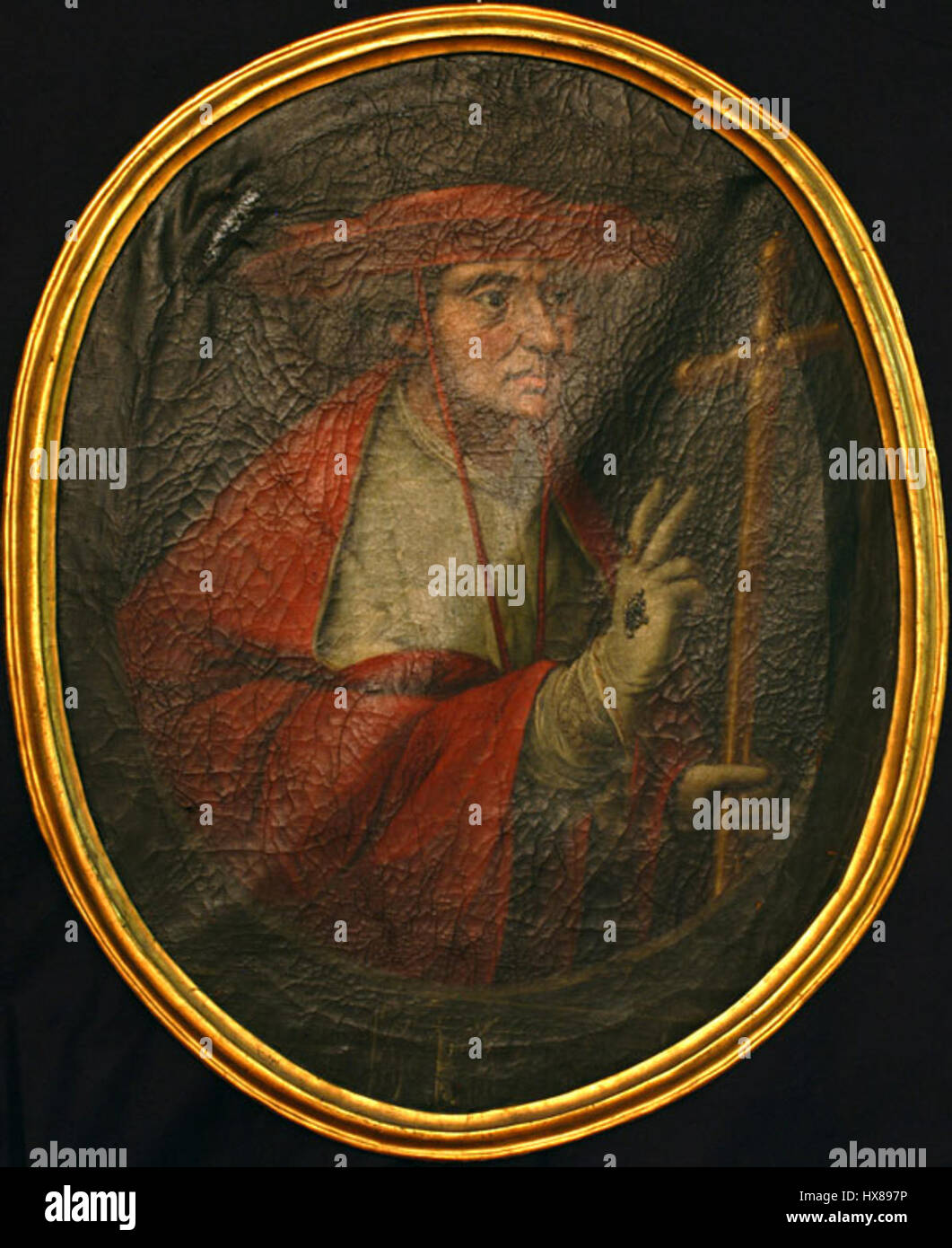 The miniature of Cardinal Wellenburg is an artwork that depicts the ...