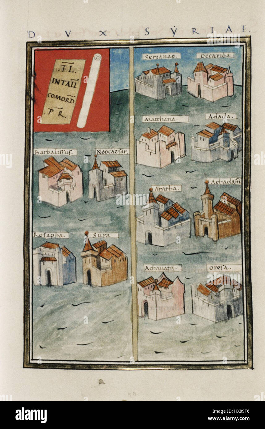 'Notitia Dignitatum Dux Syriae' is a historical manuscript that ...