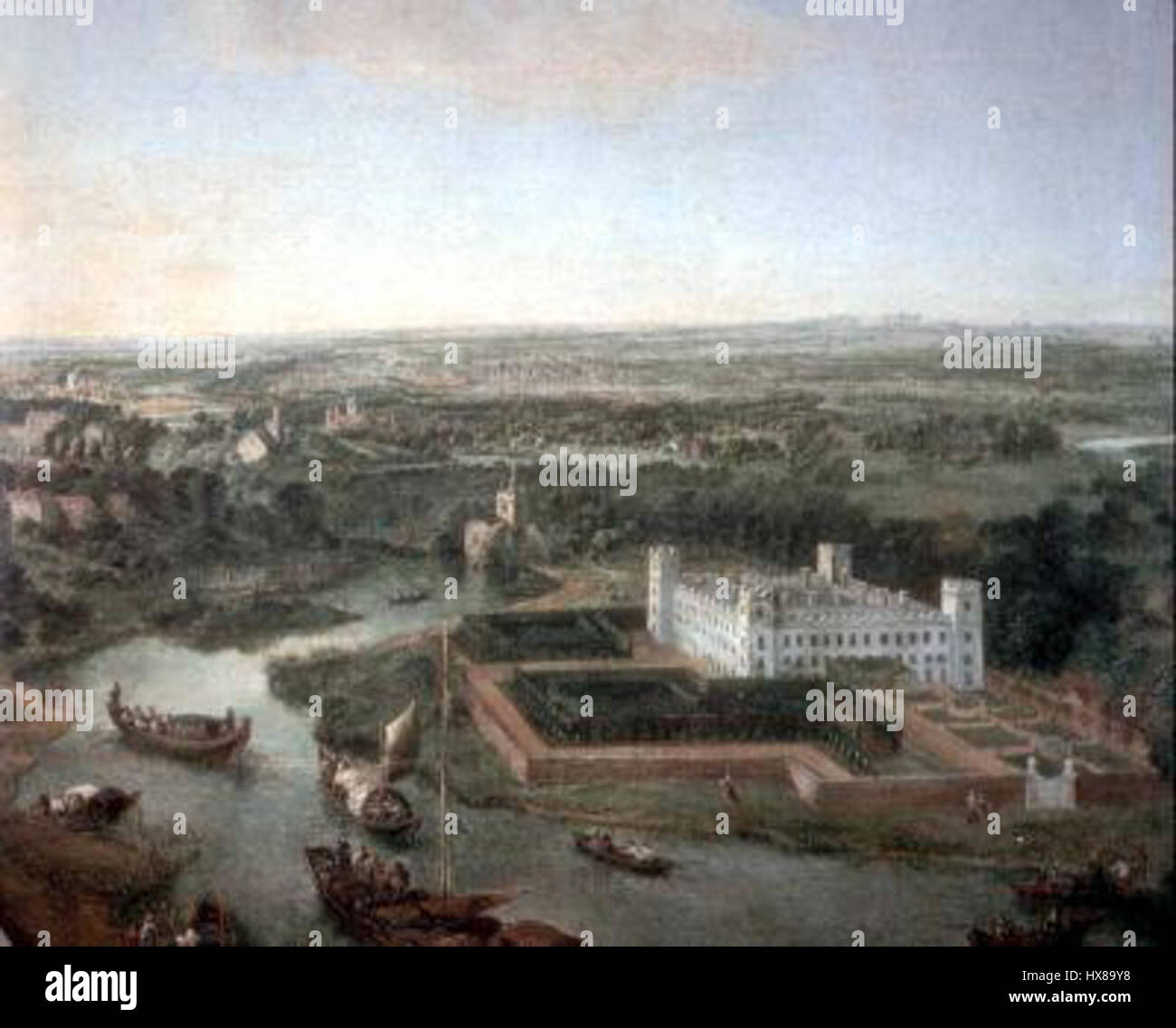 Painting of Syon House Stock Photo - Alamy