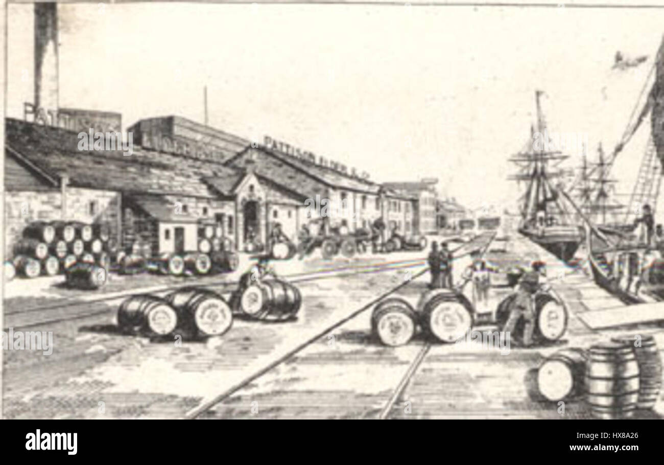 This image features the Pattisons docks, showcasing the industrial and ...