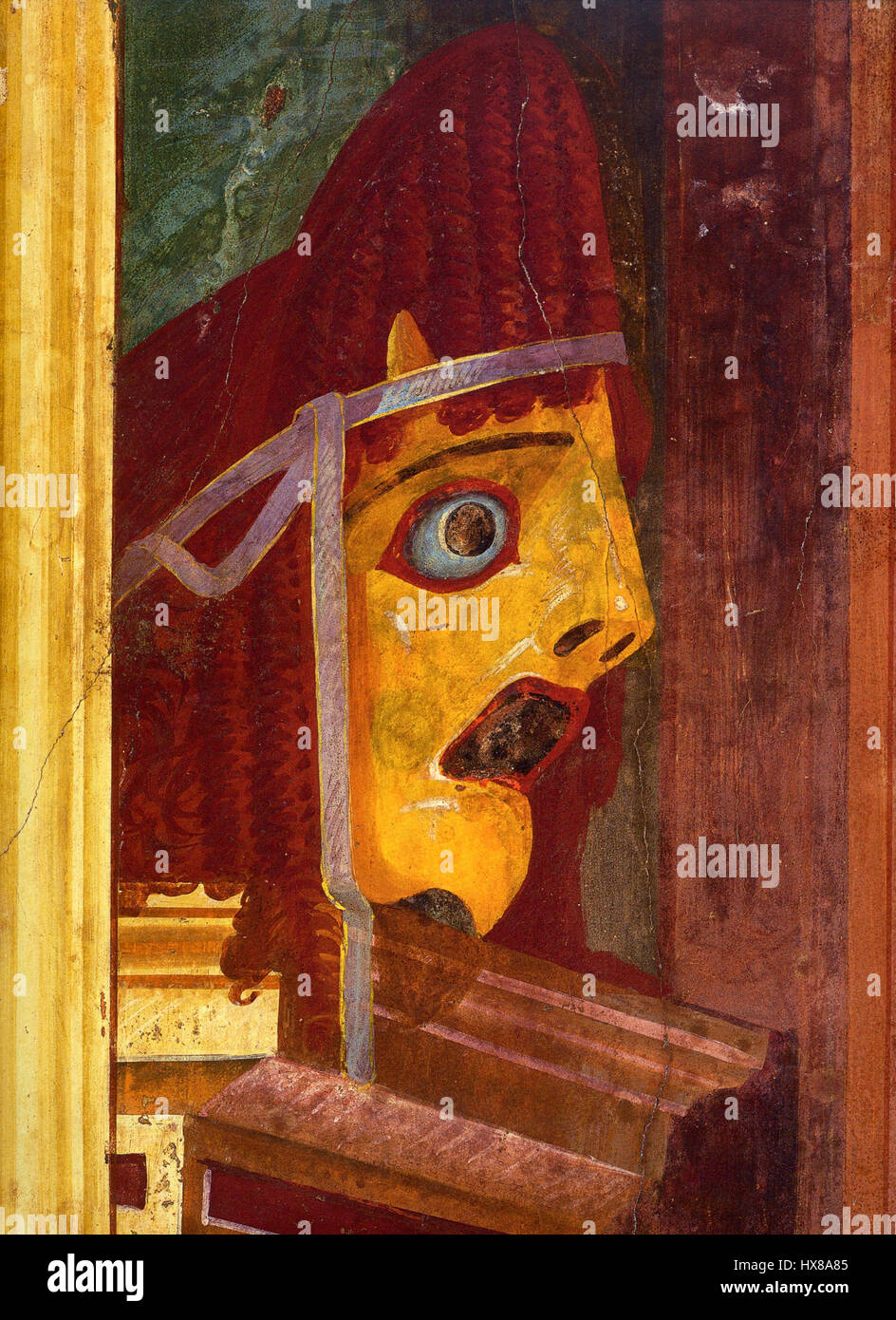 Roman theater mask hi-res stock photography and images - Alamy