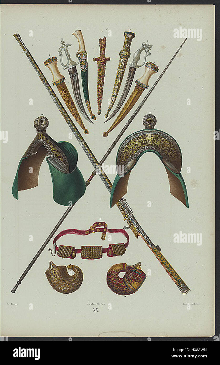 Mughal weapons hi-res stock photography and images - Alamy