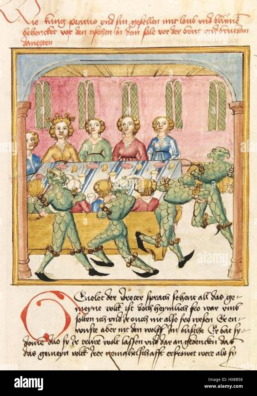 'Pontius und Sidona' is an artwork that depicts a classical scene ...