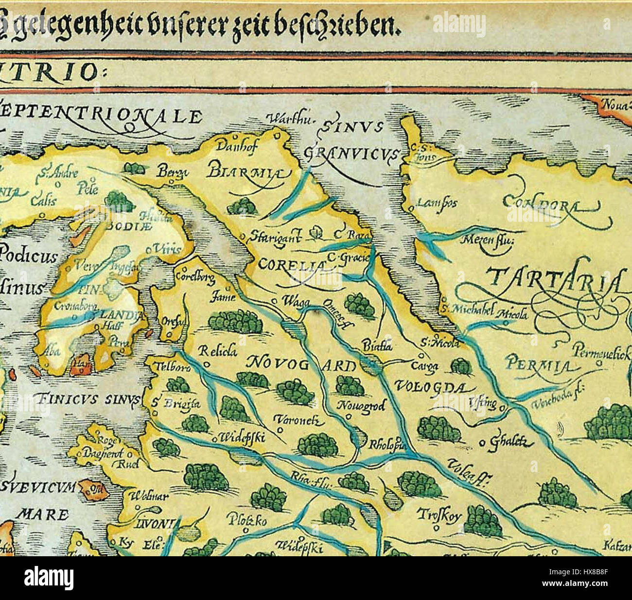 The 'Permia map' is an early geographical representation showcasing the ...
