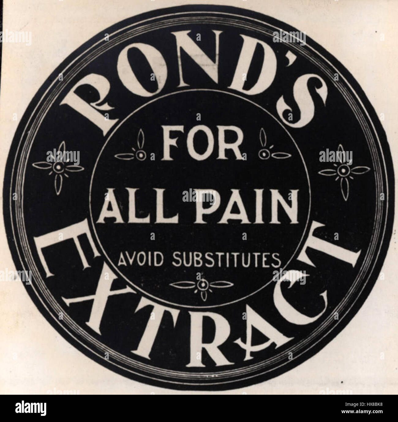 'Pond's Extract For All Pain' is an advertisement for Pond's Extract, a ...