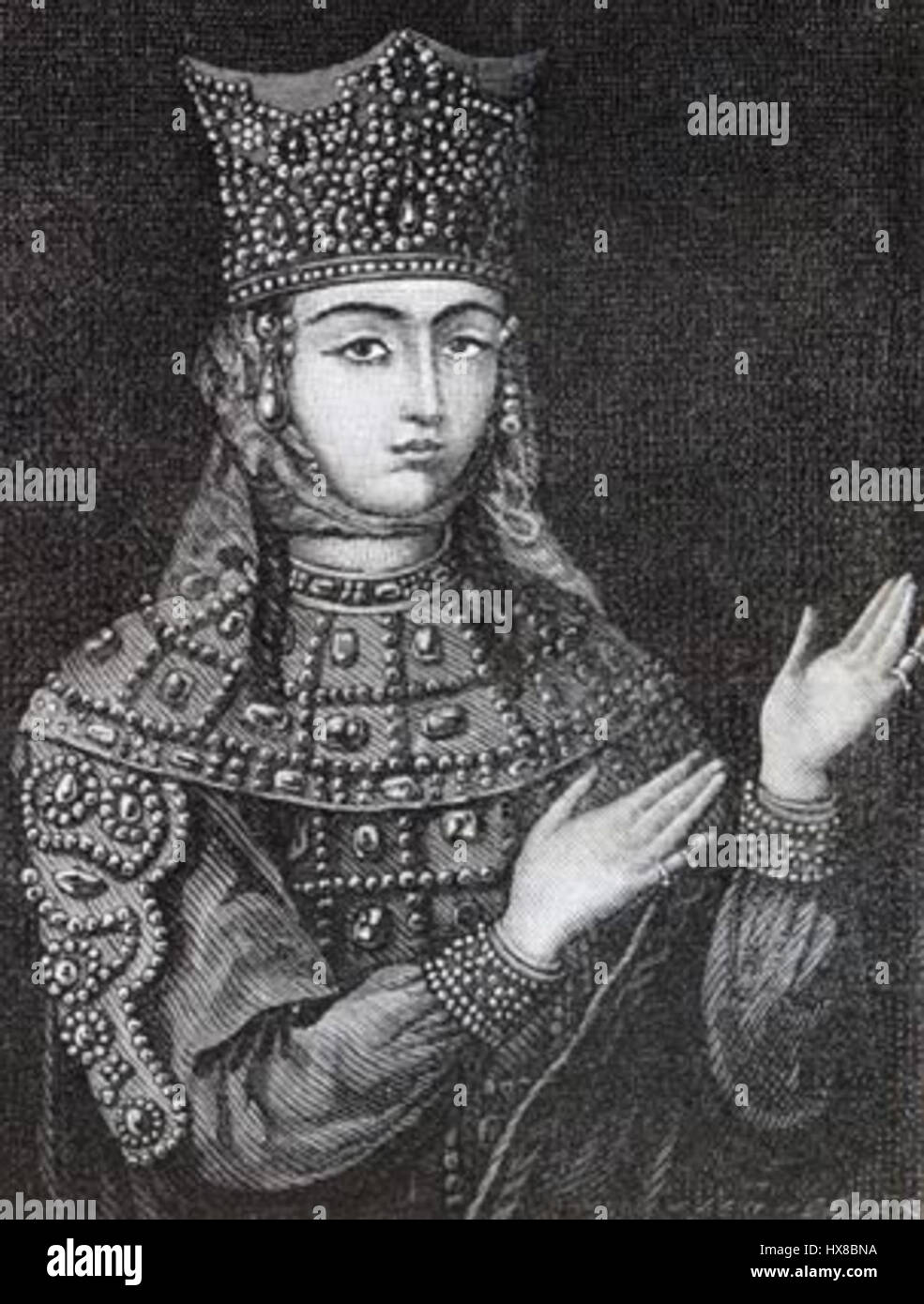 Queen Tamar of Georgia (19th century picture Stock Photo - Alamy