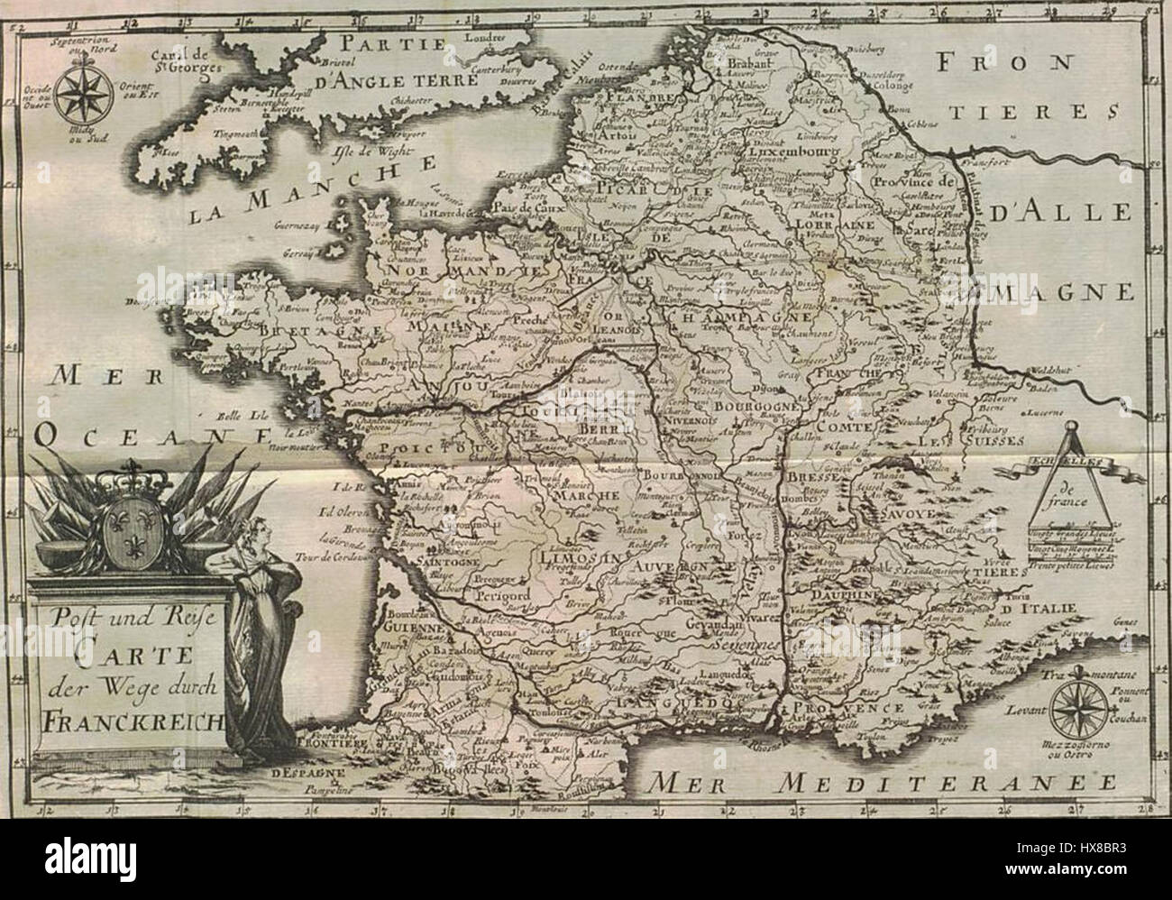 1703 map hi-res stock photography and images - Alamy