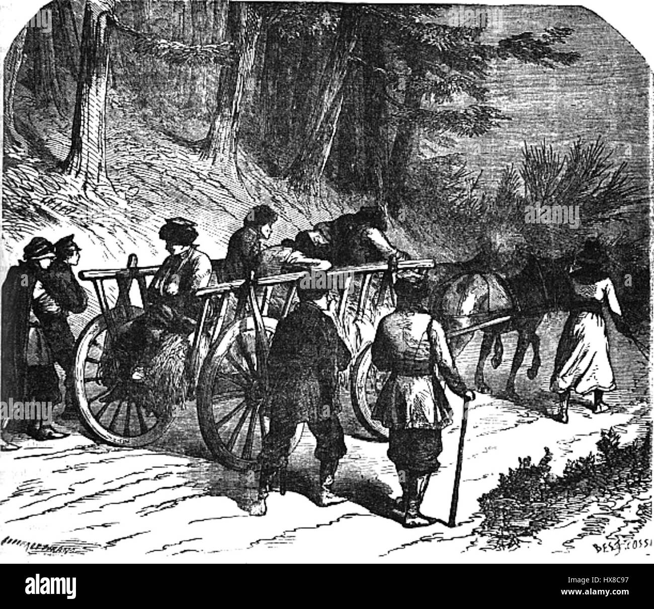 The January Uprising of 1863 saw Polish insurgents fighting against the ...