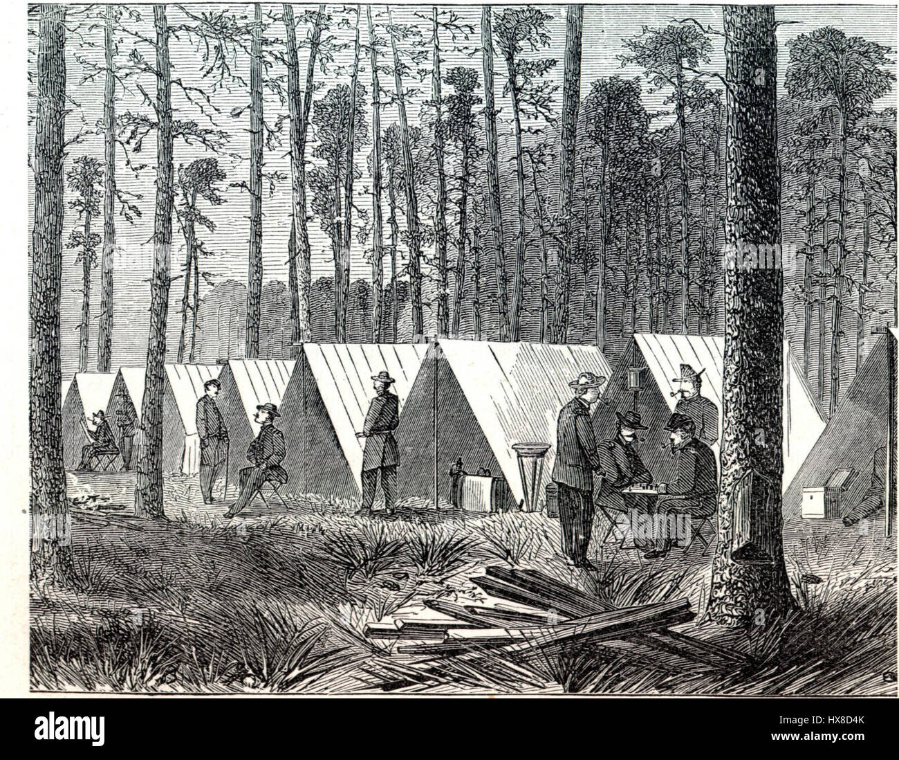 'Sherman march sea headquarters' depicts the headquarters of General ...