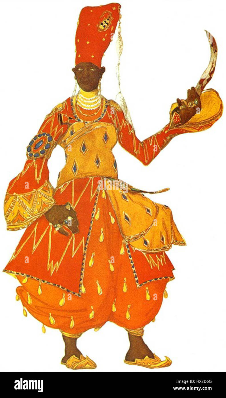 'Scheherazade' by Léon Bakst is a ballet costume design, known for its ...
