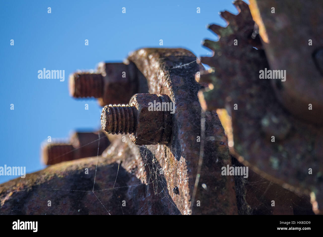 Old rusty farm tools hi-res stock photography and images - Alamy