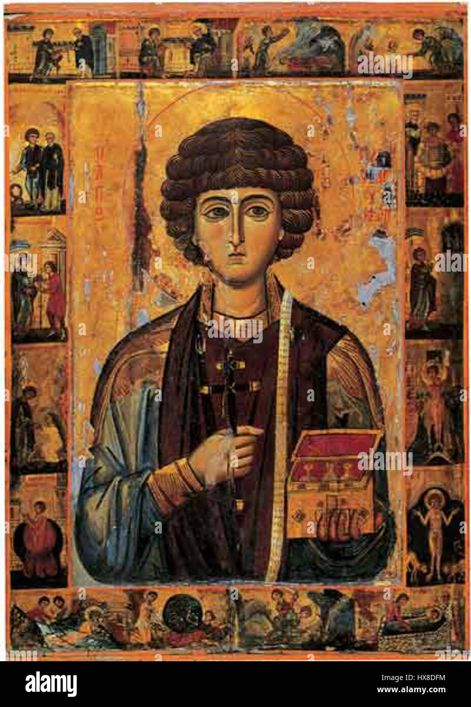 Venerated as a saint by the eastern orthodox hi-res stock photography ...