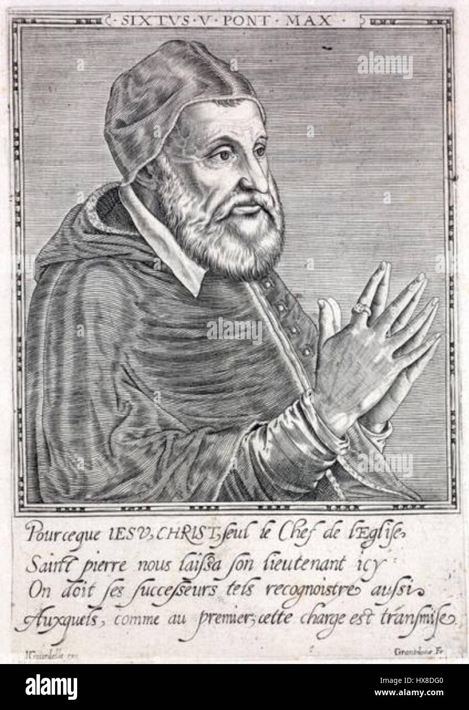 Pope Sixtus Quintus, also known as Sixtus V, was the pope from 1585 to ...