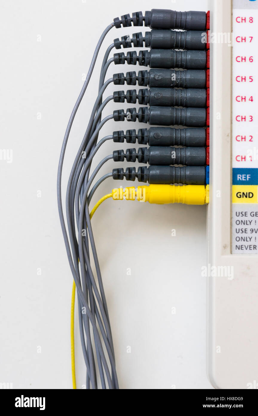 Gammabox amplifier of a Brain-Computer Interface (BCI) hood that is ...