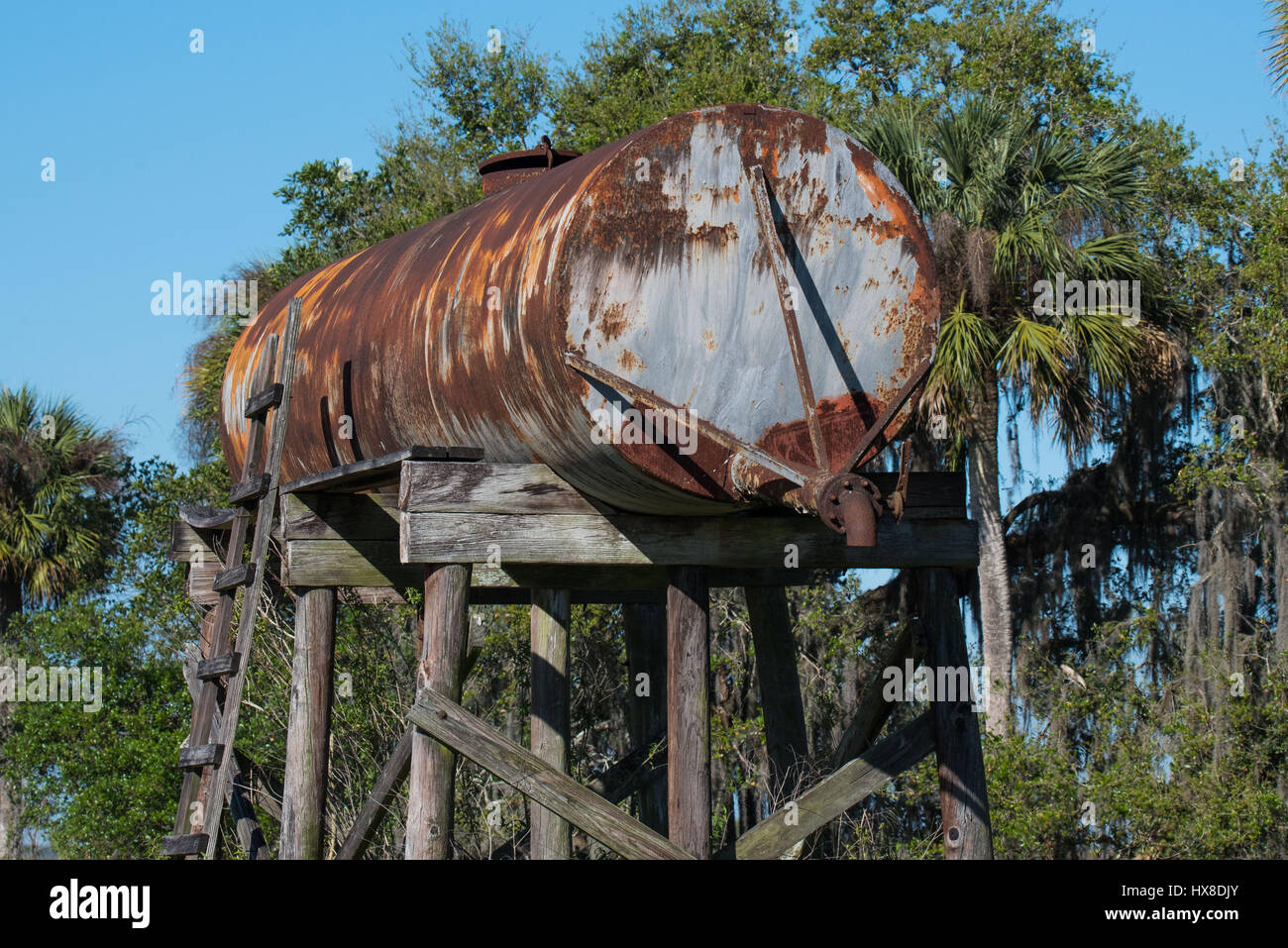 Old Rusty Farm Cistern Stock Photo - Alamy
