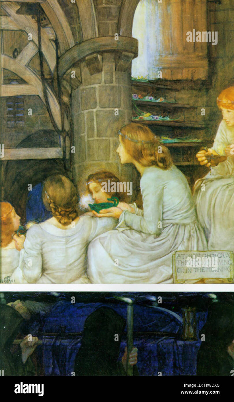 'The Wise and Foolish Virgins' is a classic moral painting based on the ...