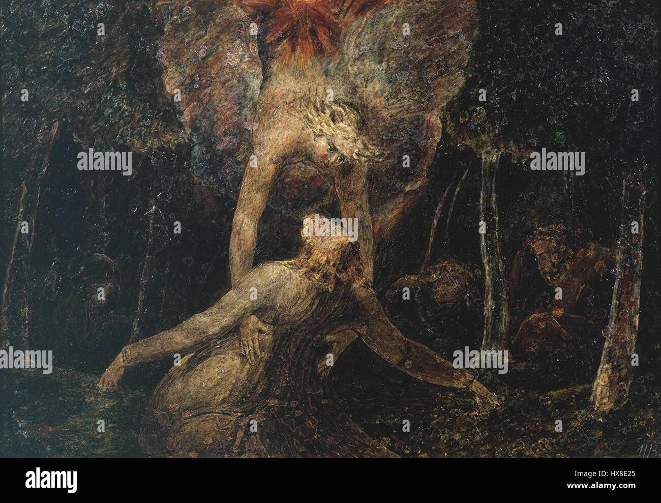 'The Agony in the Garden' by William Blake depicts the moment in ...