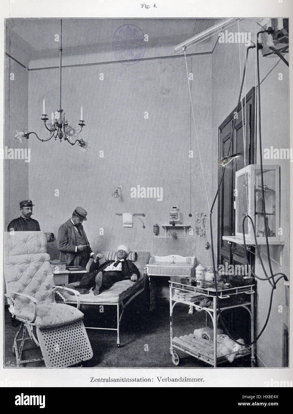 'Verbandzimmer' (Infirmary Room) is a work that portrays a medical or ...