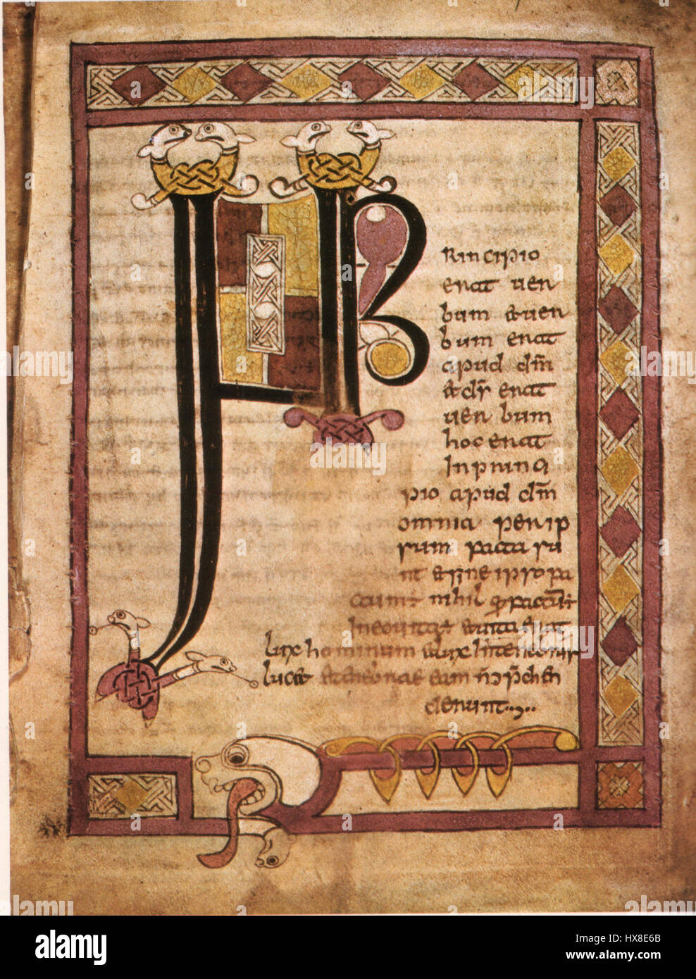 The Stowe Missal is an illuminated manuscript from the 9th century ...