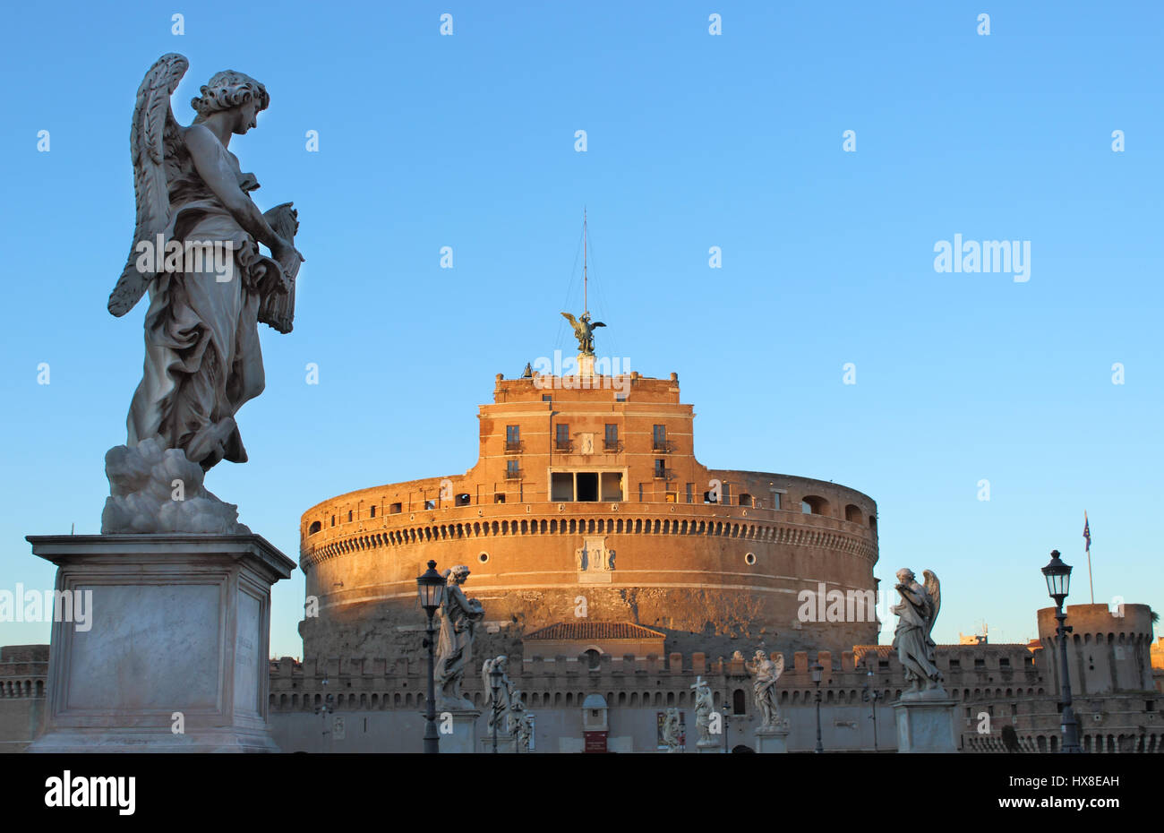Castel Sant'Angelo, one of the most known castles in Rome Stock Photo - Alamy