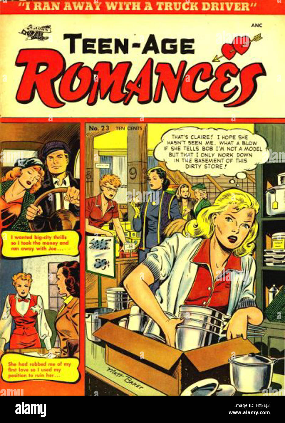 Comic book romance hi-res stock photography and images - Alamy