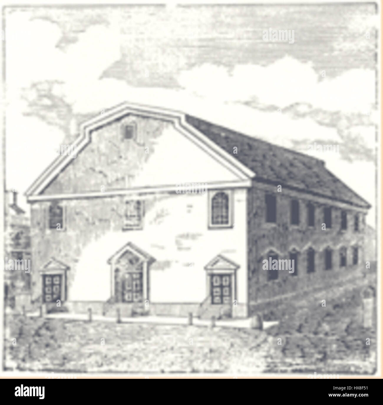 Trinity Church in Boston, illustrated by Abel Bowen, is an iconic ...