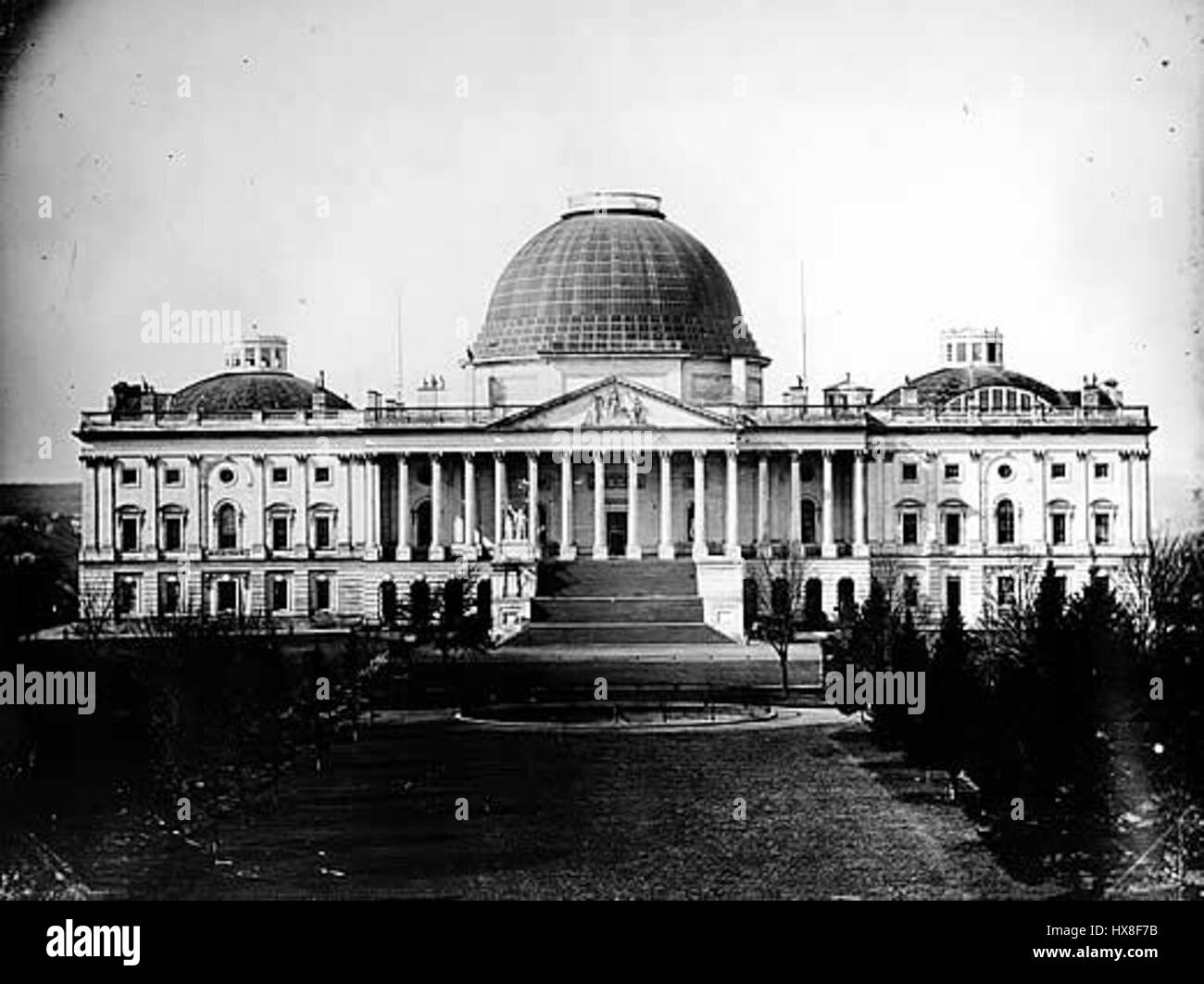 The 1846 depiction of the U.S. Capitol provides a historical view of ...