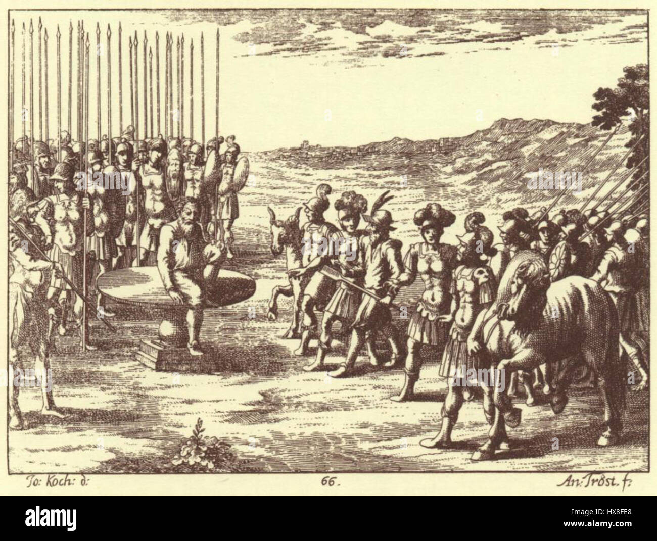 'Umestitev na knežjem kamnu Valvasor' refers to a historical ...