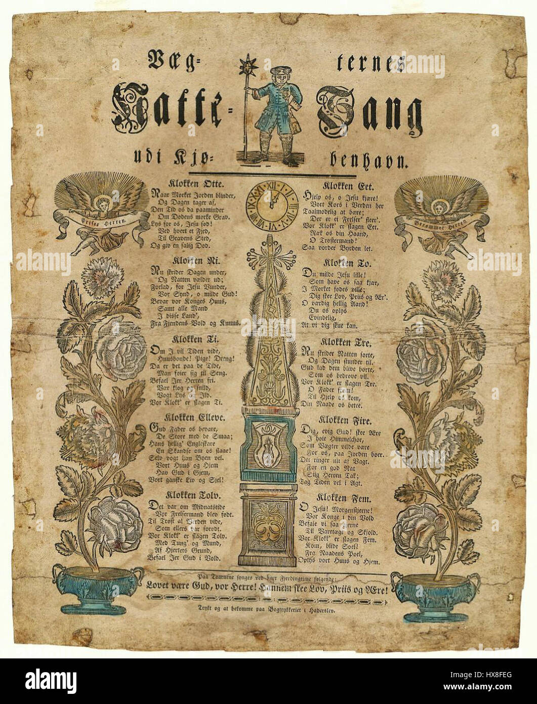 Vægternes NatteSang, or 'Night Watchman's Song' in Copenhagen, is a ...